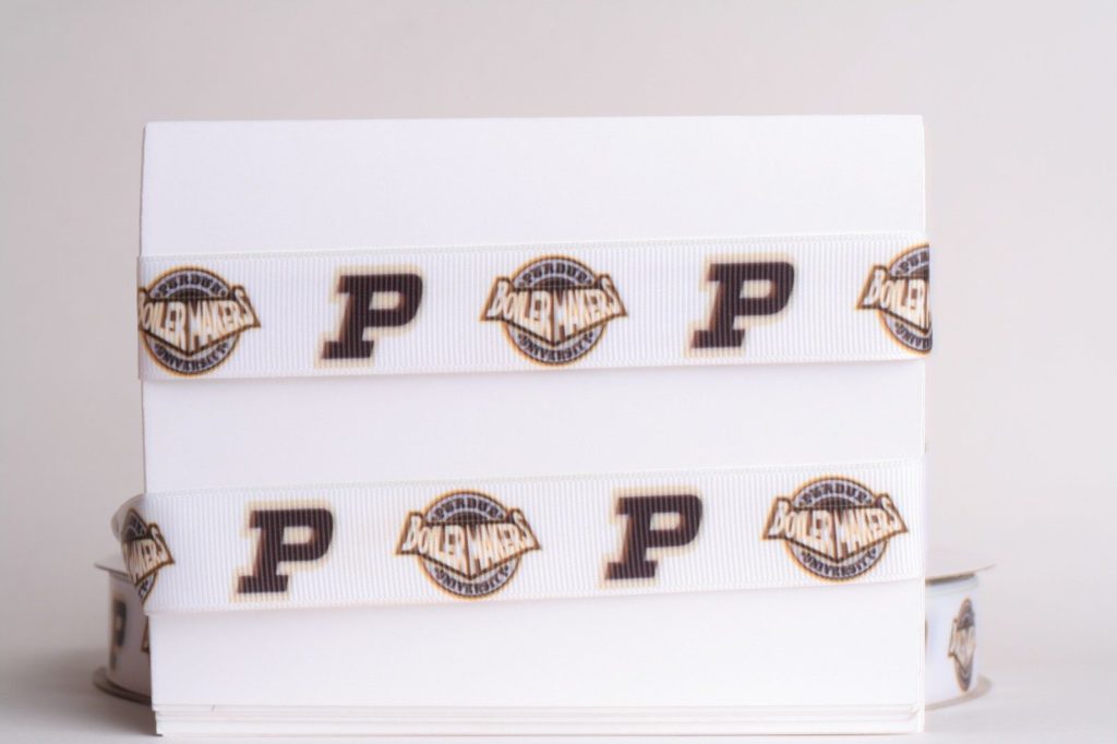 Purdue University Boilermakers 7/8" Grosgrain Ribbon - Ribbon Plus