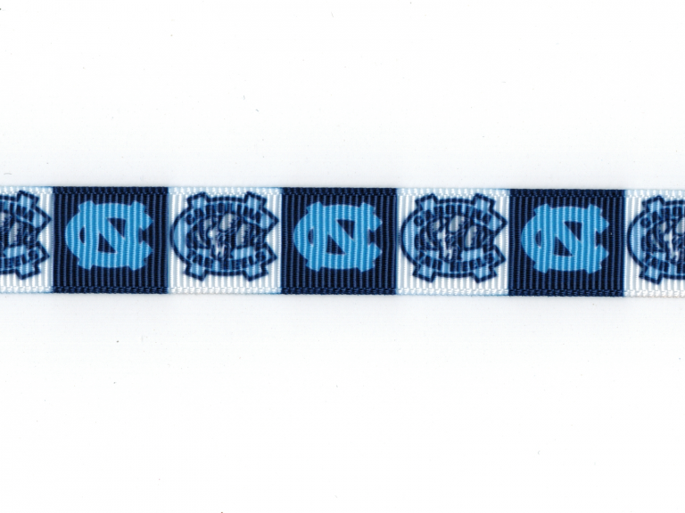 UNC University of North Carolina Tar Heels 5/8" Grosgrain Ribbon ...