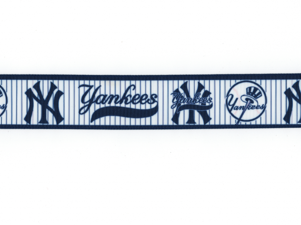 New York Yankees 1.5" Grosgrain Ribbon - Ribbon Plus