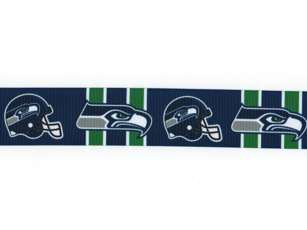 Seattle Seahawks 1.5" Grosgrain Ribbon - Ribbon Plus
